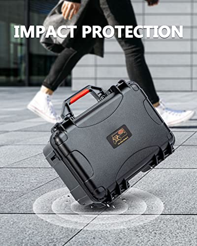 DEVASO Carrying Case for Xbox Series S, Professional Deluxe Waterproof Case Soft Lining Hard Case with Shoulder for Xbox Series S and Other Accessories Storage
