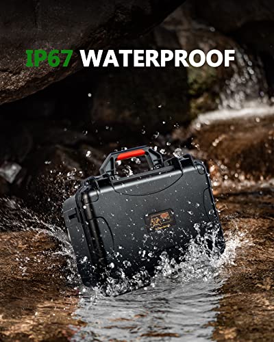 DEVASO Carrying Case for Xbox Series S, Professional Deluxe Waterproof Case Soft Lining Hard Case with Shoulder for Xbox Series S and Other Accessories Storage