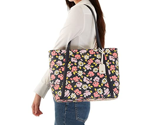 kate spade handbag for women Cara tote bag purse large, Blue multi, Large