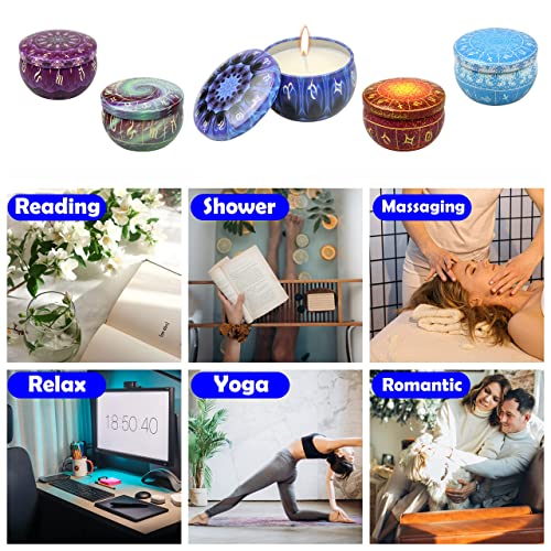 EUPNHY 12 Pack Zodiac Constellations Scented Candles Gift Set 2.5oz Strong Fragrance Aromatherapy Candle Set Decorative Candles for Home Scented Bath and Body Works Candle Relaxation Gifts for Women.