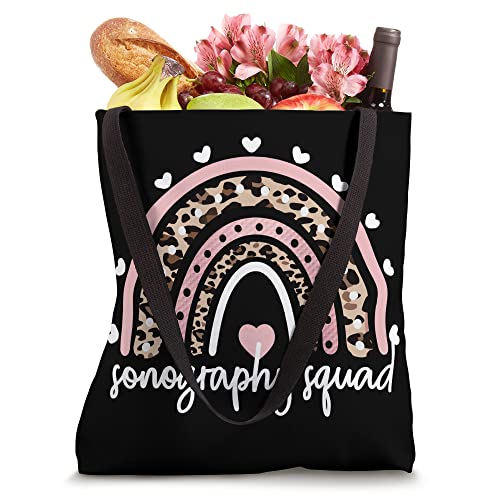 Sonography Squad Rainbow Sonographer Team Ultrasound Tote Bag