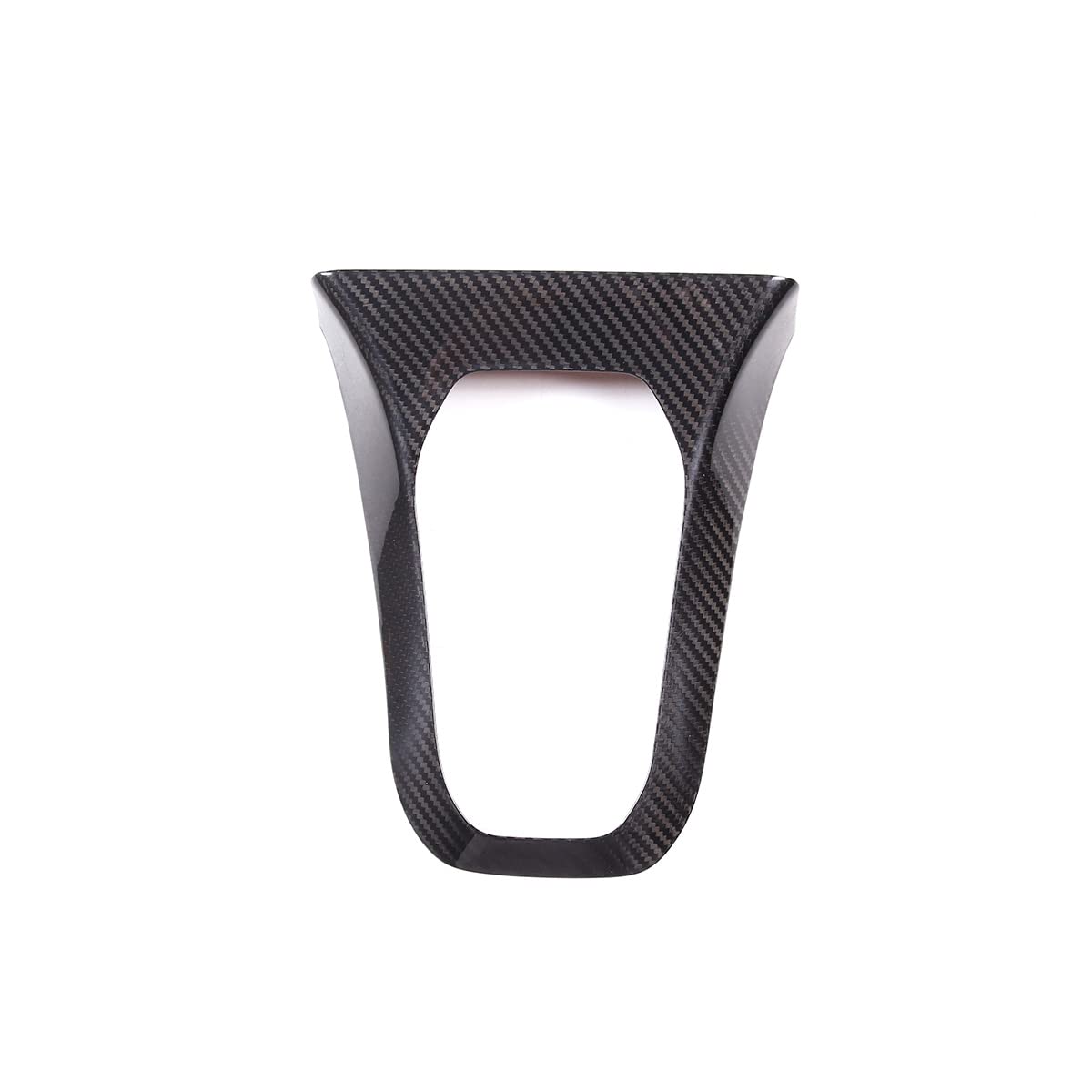 RURZTDAKM Car Center Console Dashboard Horn Decorative Protector Cover,Real Carbon Fiber Trim,Fit for Toyota Supra GR A90 A91 MK5 2019-2022,Auto Interior Accessories (Black Carbon Fiber)
