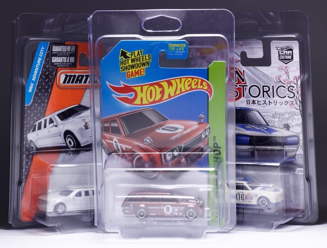 Sterling Protector Case Model 17201 Mainline 120 Pack for Hot Wheels & Matchbox Diecast, Fits Card Size 6.5 x 4.25 inches Durable Acid-Free Clear Storage Clamshell