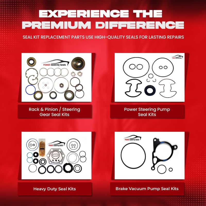 Power Steering Seals - Precision Fit Power Steering Pump Seal Kit | O-Ring And Sealing Kit for Toyota Celica Supra 1982-1985 | Complete Steering Parts Seal Replacement
