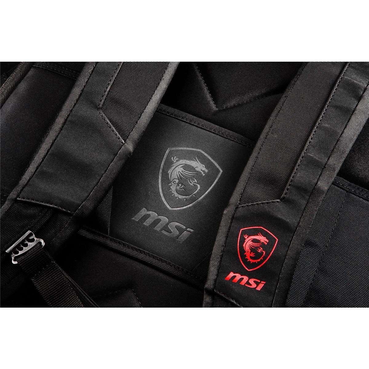MSI Urban Raider Gaming Laptop Backpack, Quick Access, Padded Mesh, Lightweight Polyester Exterior, Fits Up to 17" Laptop, Water Repelent IPX-2, Medium