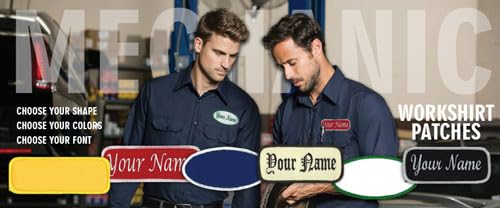 Name Patches Uniform or Work Shirt, Personalized, Embroidered New Styles New Fonts! Multiple Sizes to Choose from. Same Day Ship.