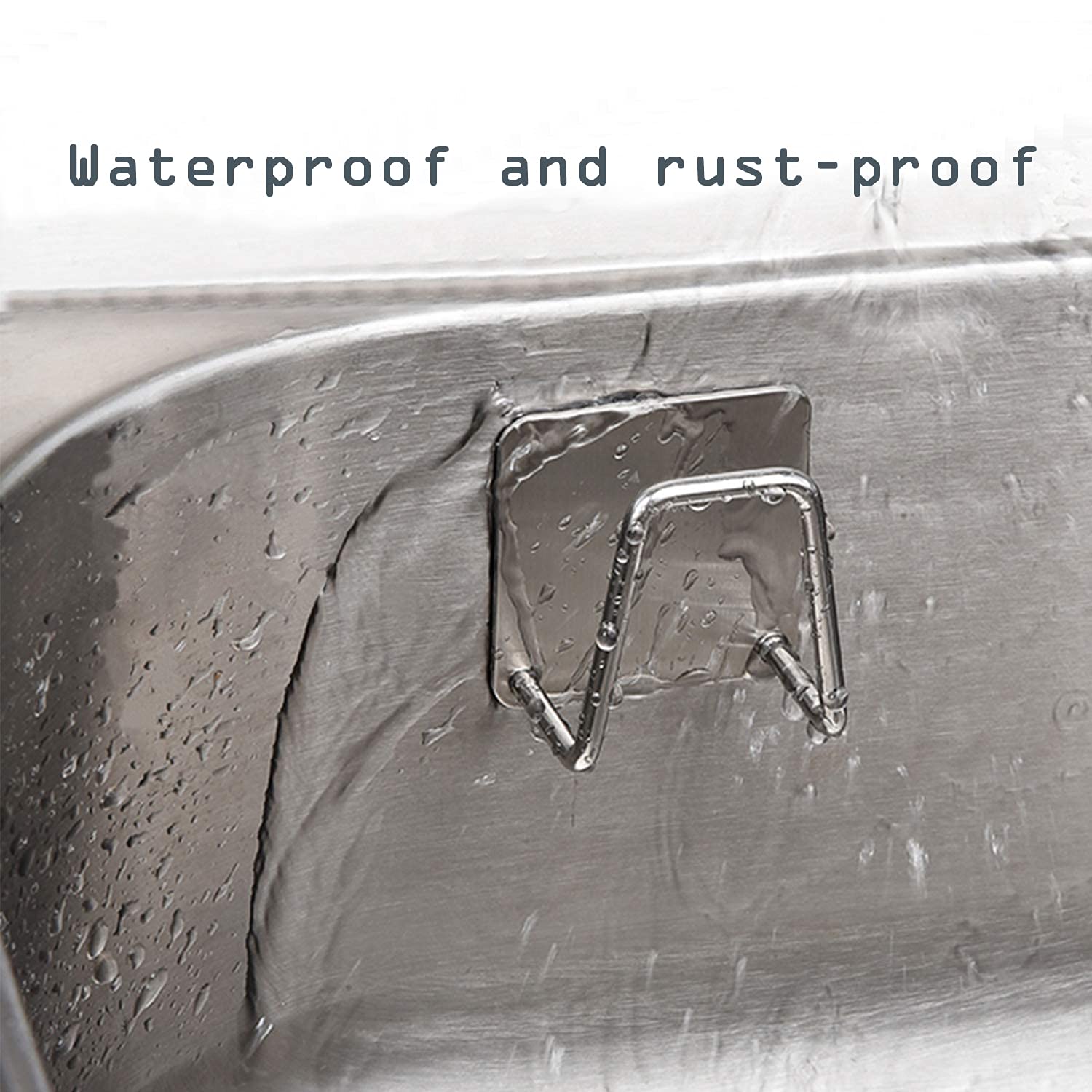 3pcs Kitchen Sink Sponge Holder Drain Rack ,Accessories Stainless Steel Waterproof Sponge Frame