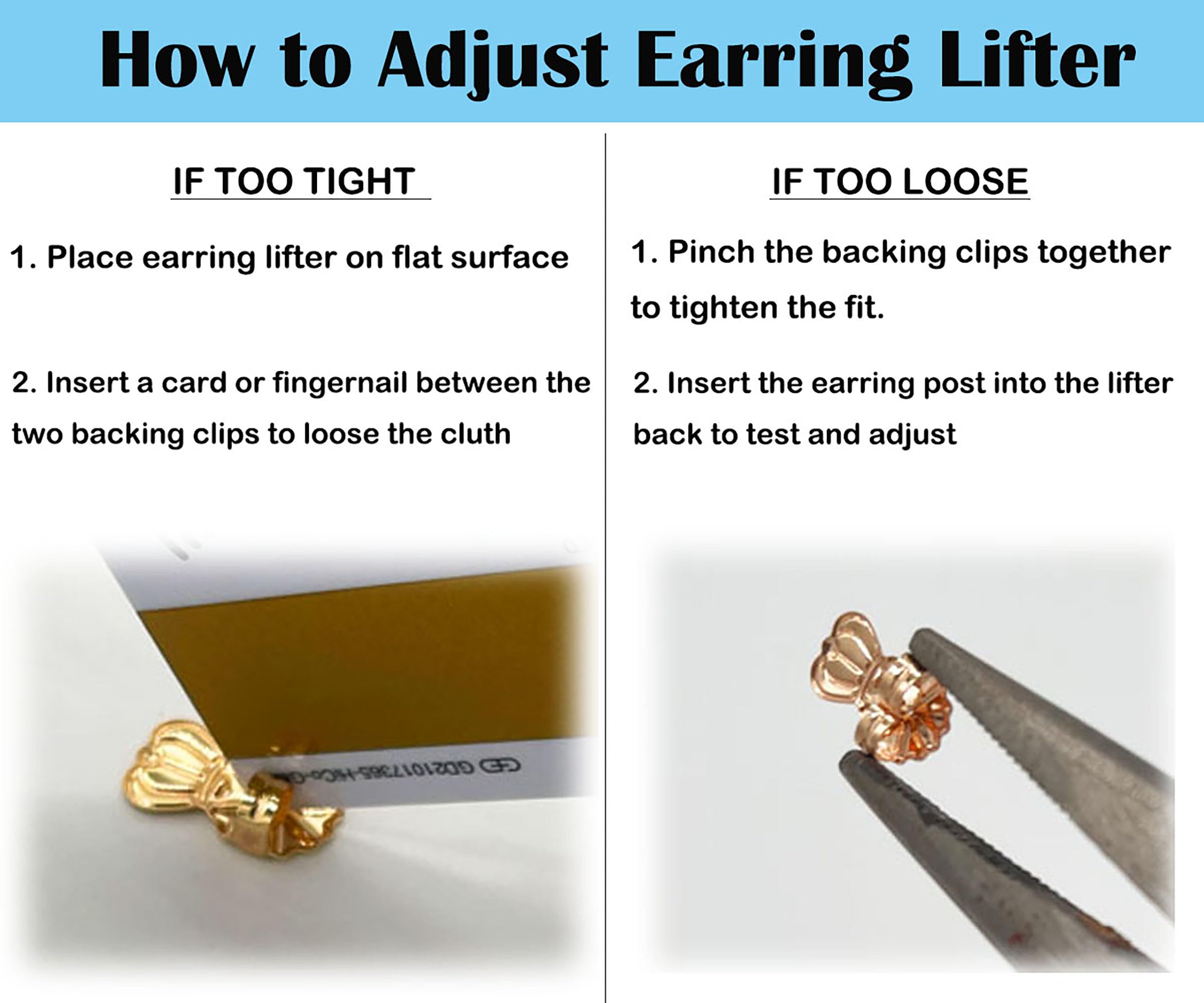 3 Pairs Earring Backs Lifters,925 Sterling Silver Earring Backs for Droopy Ears,Adjustable Hypoallergenic Earring Backs for Heavy Earring (Silver)