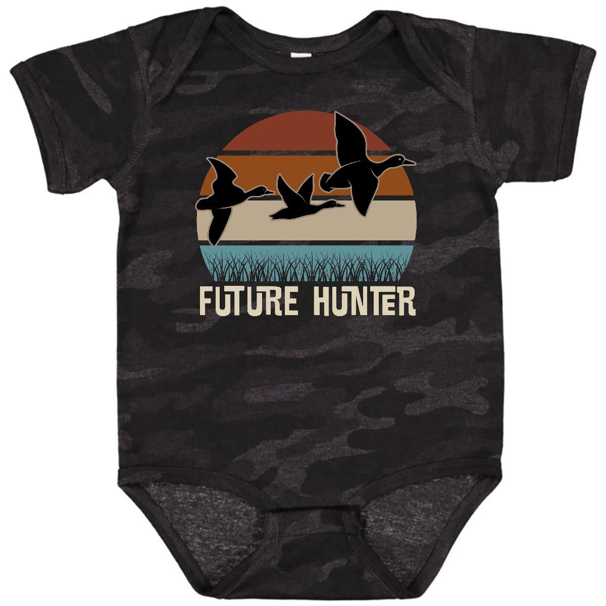 inktastic Duck Hunting Future Hunter Baby Bodysuit 6 Months Storm Camo 37d0f