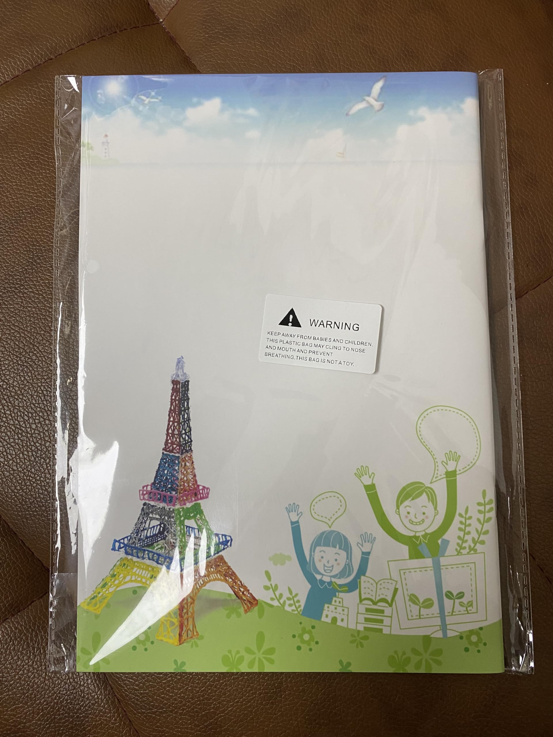 3D Printing Drawing Book, Reusable Colorful 40 Patterns Thick Paper Template with a Clear Plate, Painting Graffiti Template for 3D Pen Kids DIY Gift