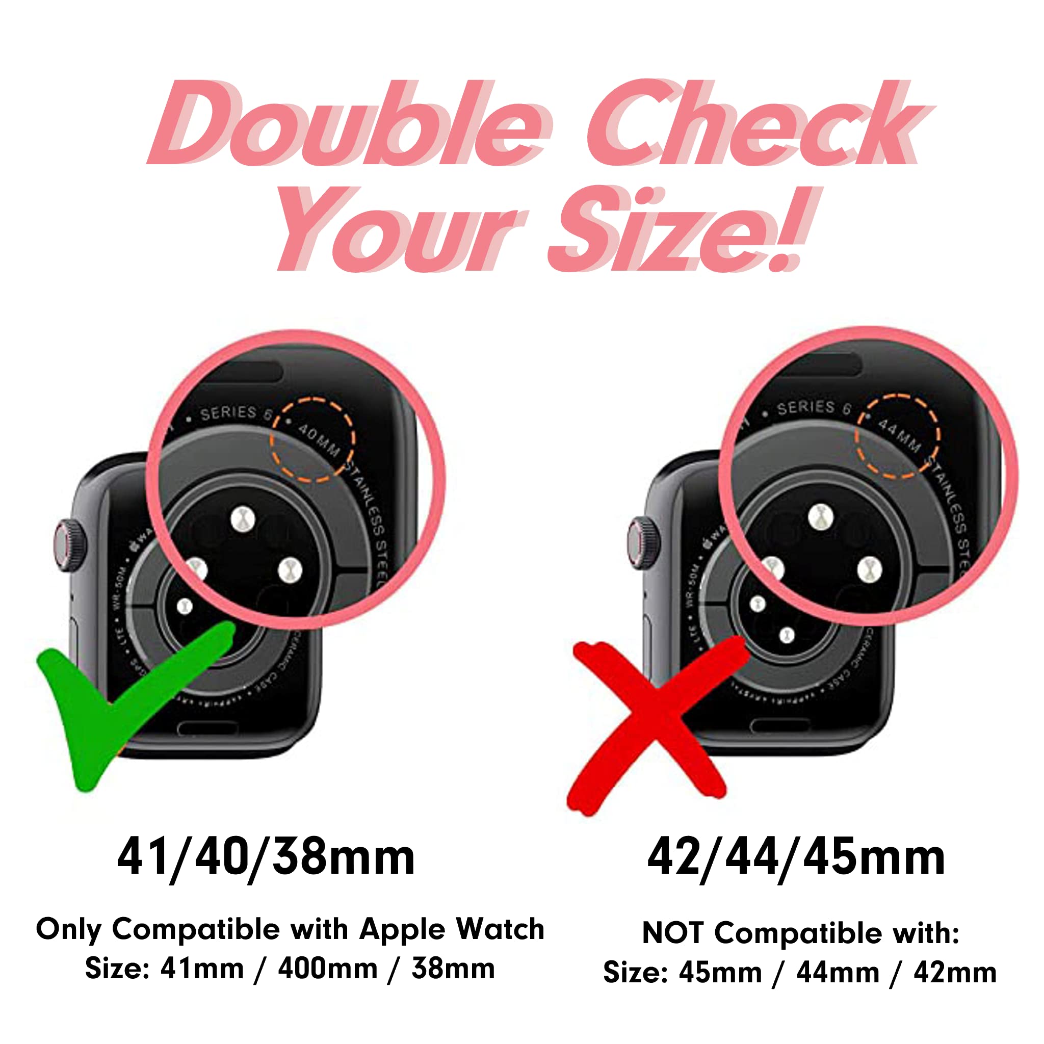 Sonix x Sanrio Watch Band Compatible with Apple Watch 41mm / 40mm / 38 mm - Kuromi