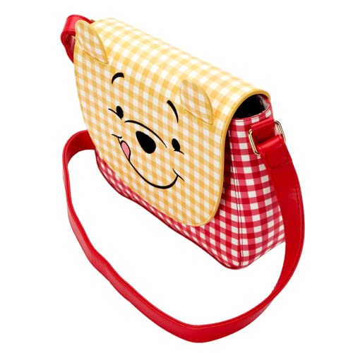 Loungefly Disney Winnie The Pooh Gingham Crossbody Bag Winnie The Pooh One Size