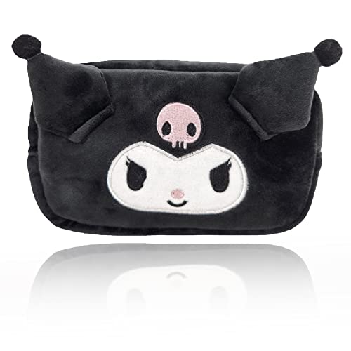 ROFOLO Cute Cosmetic Bag, Cartoon Makeup Bag for Girls, Kawaii Anime Cartoon Capacity bag case for women