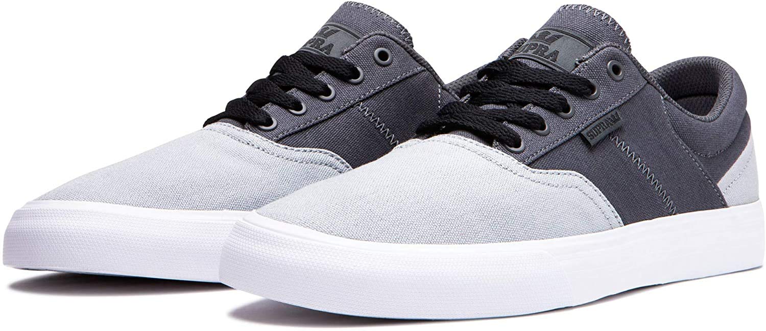 Supra Men's Cobalt Skateboarding Shoes, Grey Lt Grey Grey White M 76, 7.5 UK
