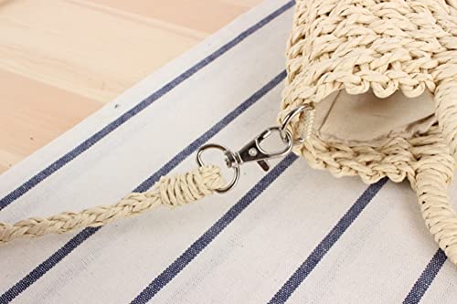 Summer Beach Handbag Women Straw Tote Purse Top Handle Crossbody Bag for Travel Vocation