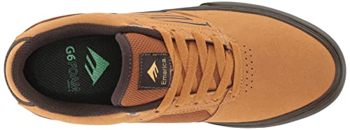 Emerica Men's Skate Shoe, Tan/Brown, 14