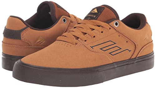 Emerica Men's Skate Shoe, Tan/Brown, 14