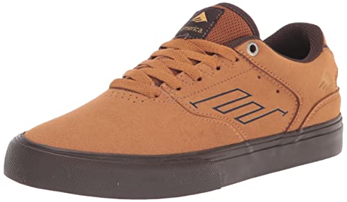 Emerica Men's Skate Shoe, Tan/Brown, 14