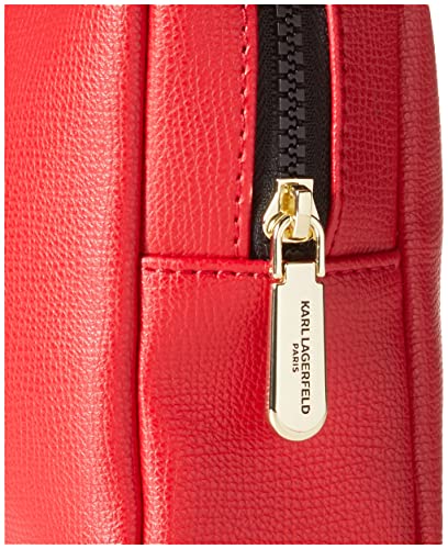 Karl Lagerfeld Paris womens Maybelle CROSSBODY, Crm/Red/Multi Agyness, One Size US