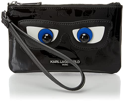Karl Lagerfeld Paris Women's Wrislet Handbag, Black Maybelle, One Size