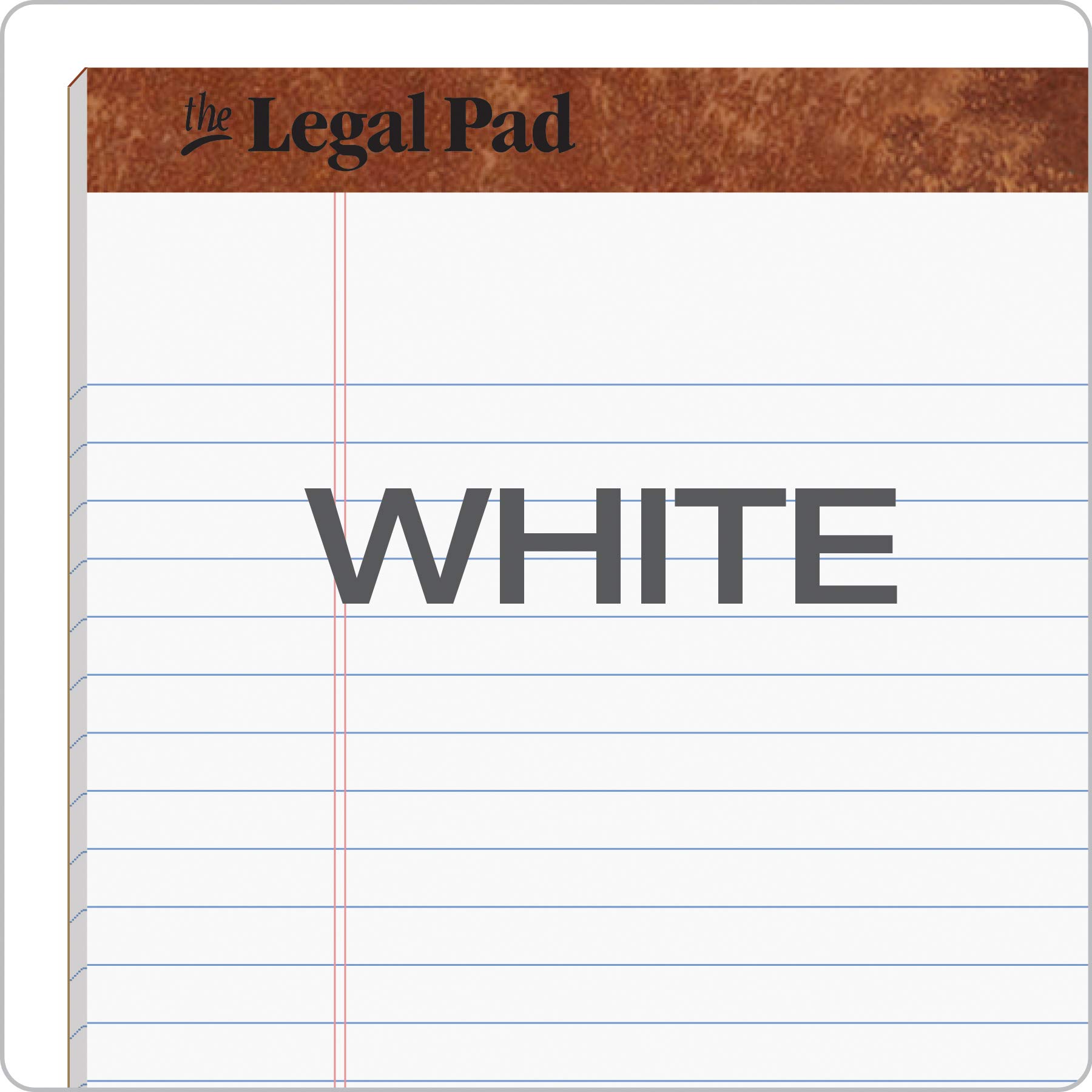 TOPS The Legal Pad Legal Pad, 8-1/2 x 11-3/4 Inches, Perforated, White, Legal/Wide Rule, 50 Sheets per Pad, 3 Pads per Pack (75337)