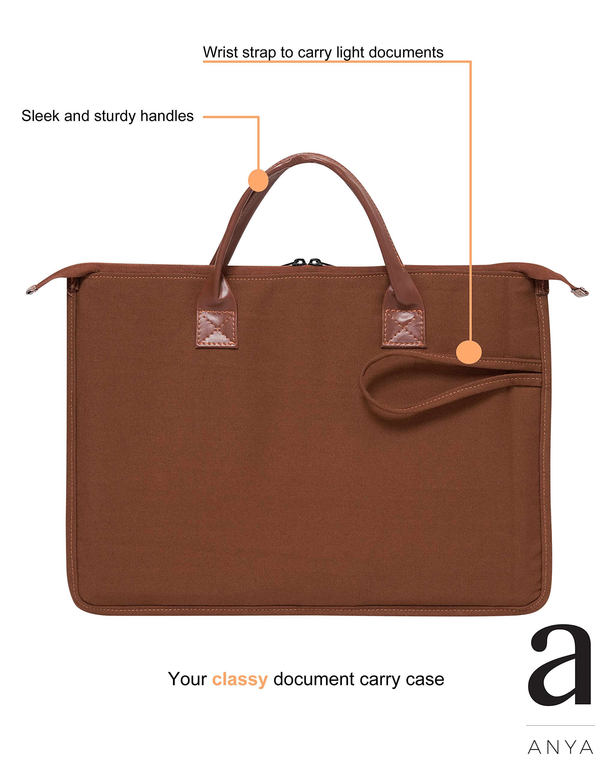 Art Portfolio bag, artist carrying bag, storage bag for artwork, posters with zipper and handles, light weight art bag for professionals, students. Anya Konst