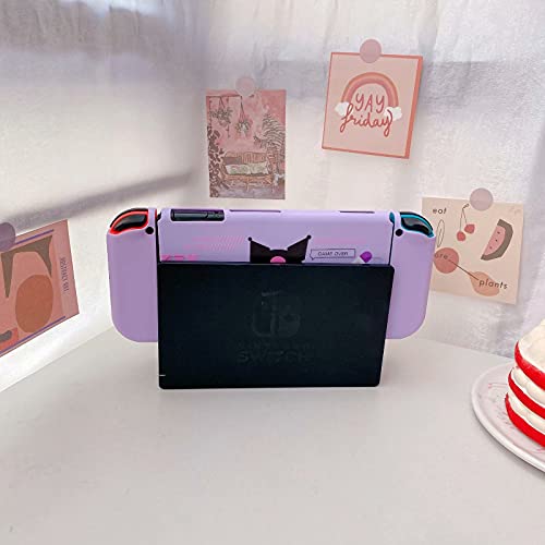 Protective Case for Nintendo Switch,Cute Kawaii Cartoon Design Cover - Shock-Absorption and Anti-Scratch Fashion Cool Switch Game Shell for Girls Kids Women