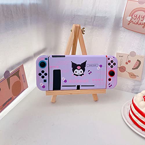 Protective Case for Nintendo Switch,Cute Kawaii Cartoon Design Cover - Shock-Absorption and Anti-Scratch Fashion Cool Switch Game Shell for Girls Kids Women