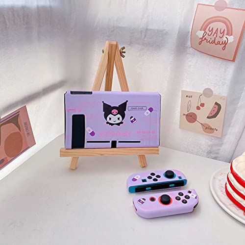 Protective Case for Nintendo Switch,Cute Kawaii Cartoon Design Cover - Shock-Absorption and Anti-Scratch Fashion Cool Switch Game Shell for Girls Kids Women