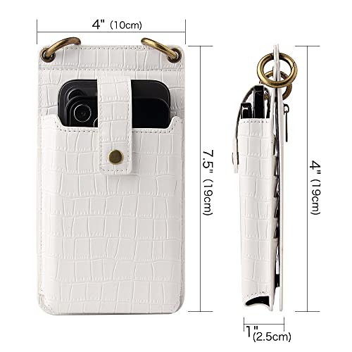 SINGBO Small Crossbody Cell Phone Purse for Women Lightweight Shoulder Bag with Credit Card Slots