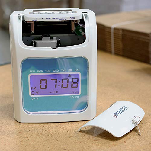uPunch Time Clock with Free Punch to Pay Mobile App to Scan & Manage Timecards for Payroll (FN1000)