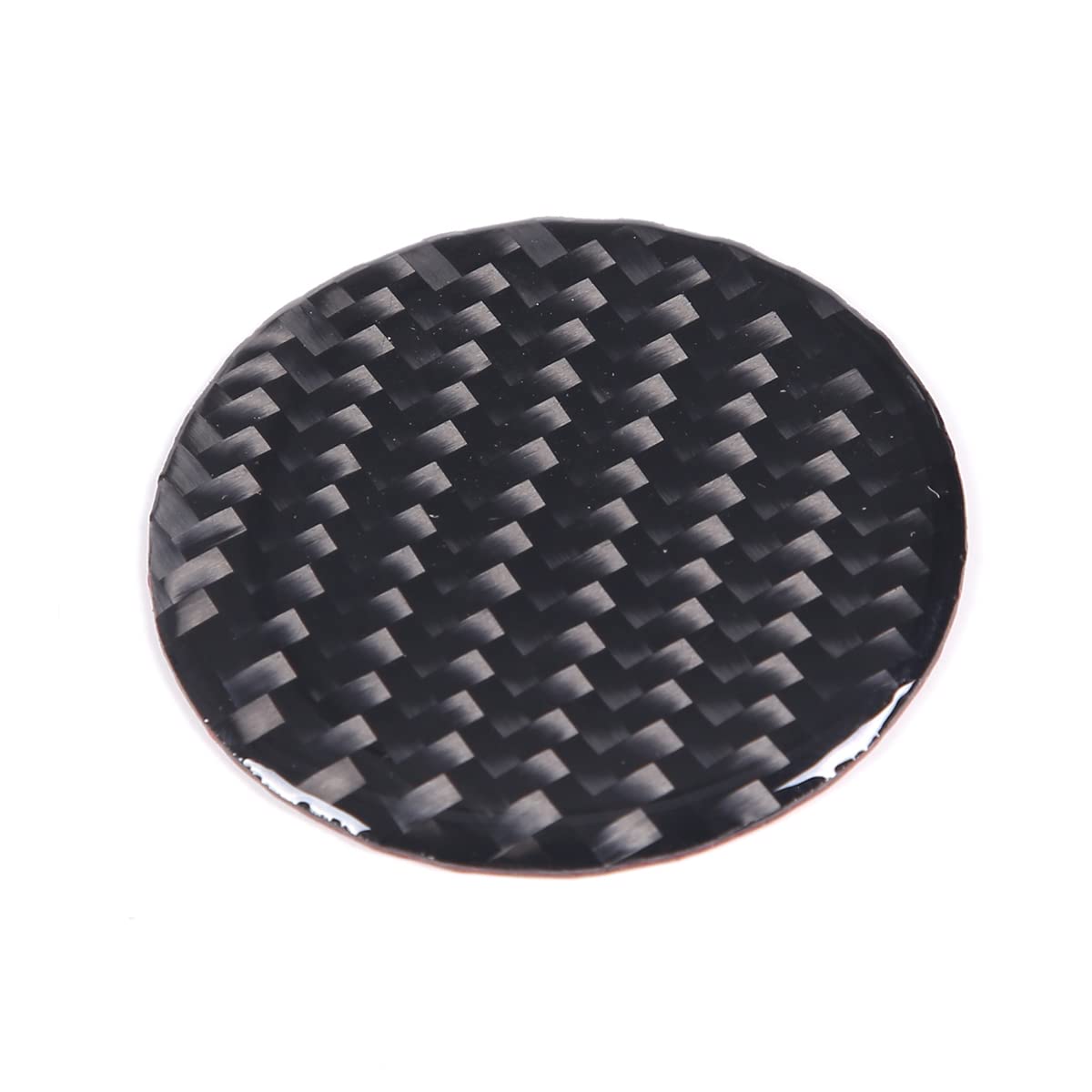 Daeiclru Soft Carbon Fiber Central Control Multimedia Knob Cover Trim Fit for Toyota Supra GR A90 A91 MK5 2019-2022, Car Multimedia Knob Switch Button Cover Trim (Black)