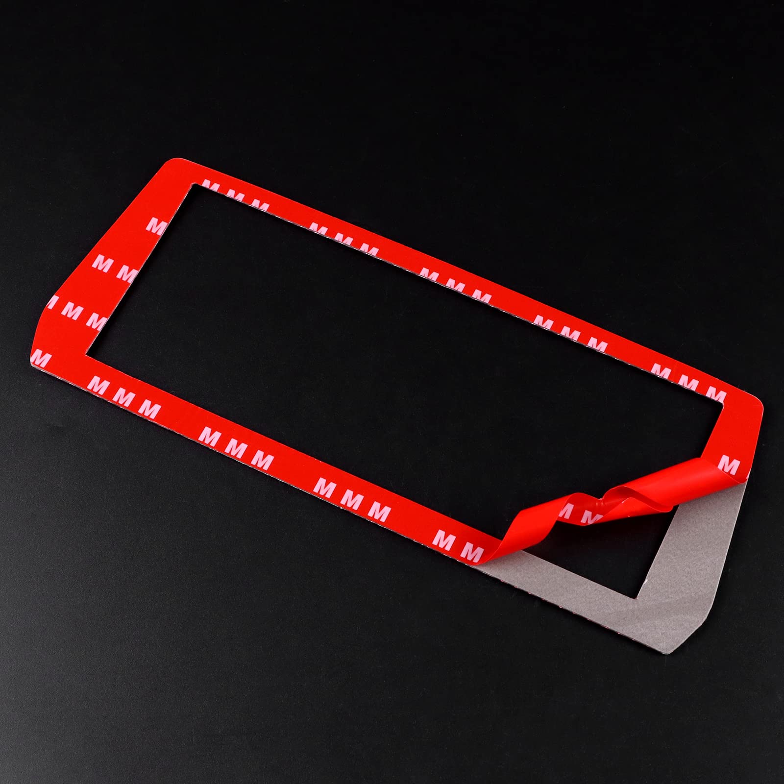 AIRSPEED Car Central Navigation Screen Panel Cover Carbon Fiber Center Console Auto Interior Trim Sticker for Toyota Supra GR A90 A91 MK5 2019-2022, Black