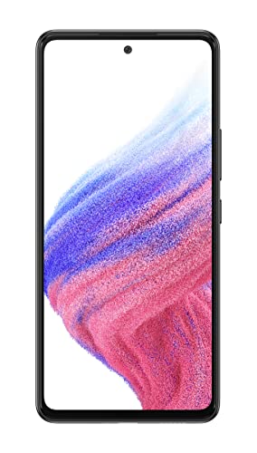 SAMSUNG Galaxy A53 5G A Series Cell Phone, Factory Unlocked Android Smartphone, 128GB, 6.5β FHD Super AMOLED Screen, Long Battery Life, US Version, Black