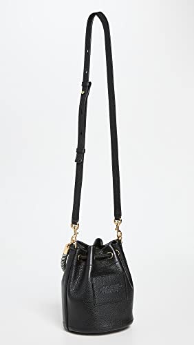 Marc Jacobs Women's The Leather Bucket Bag, Black, One Size