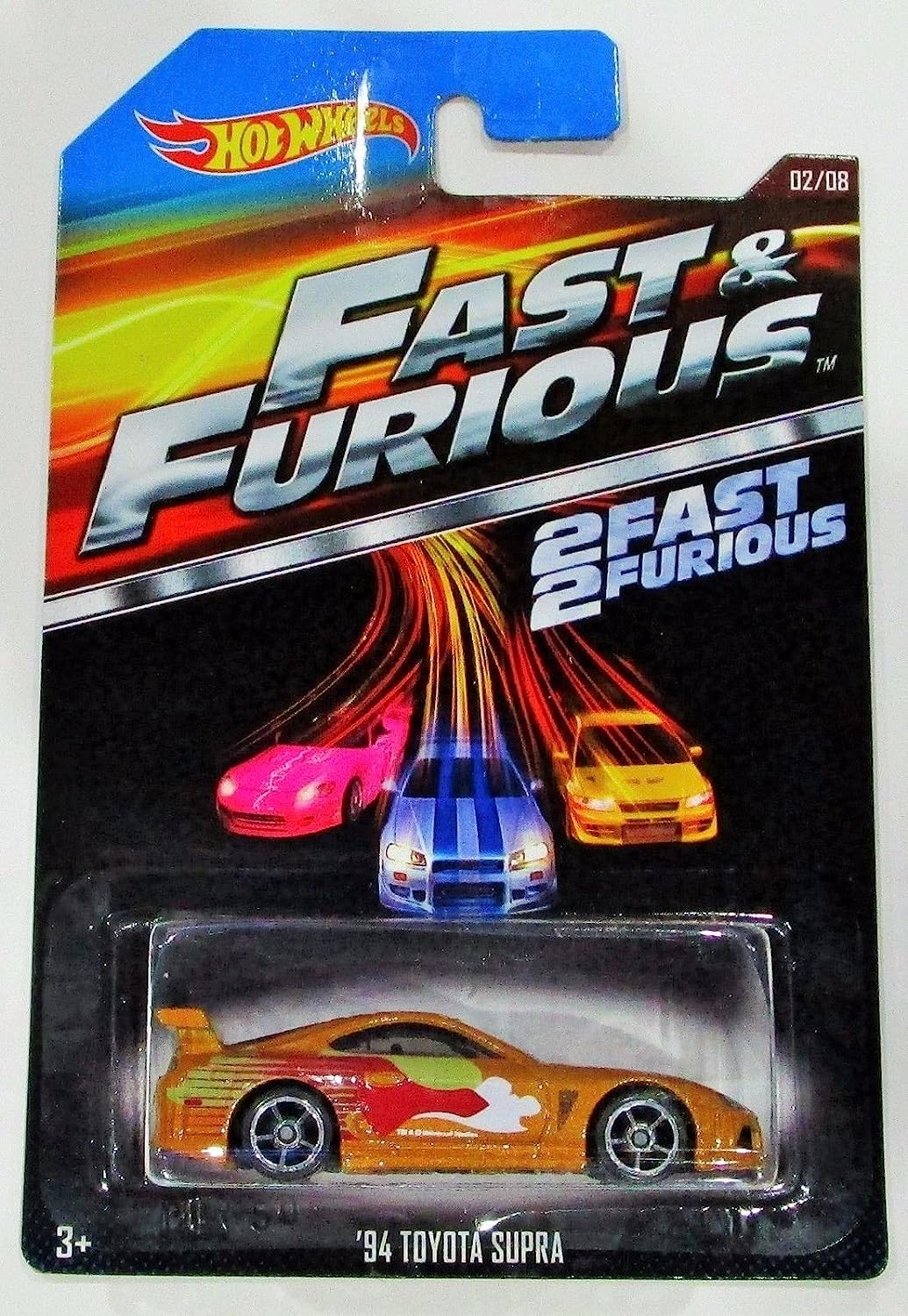 Hot Wheels 2015 2 Fast and 2 Furious 1994 Toyota Supra 1 64 Die Cast 2 8