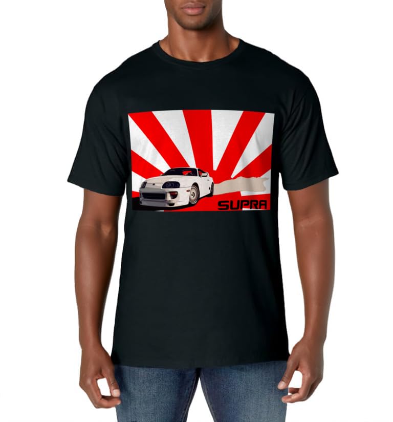 Supra Rising Sun Car Enthusiasts Street Tuner T-Shirt T-Shirt