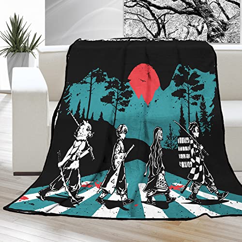 ESRBSO Anime Blanket,Clear Picture Quality Thickened Throw Blanket, Used in The Living Room, Bedroom Sofa and Bedding40×60inch