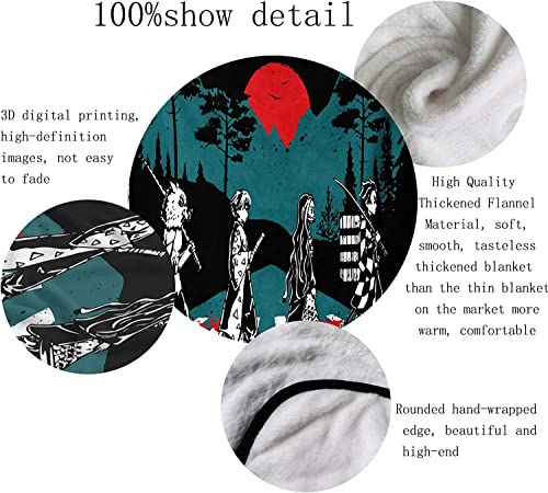 ESRBSO Anime Blanket,Clear Picture Quality Thickened Throw Blanket, Used in The Living Room, Bedroom Sofa and Bedding40×60inch