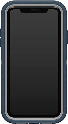 OtterBox Defender Series Rugged Case for iPhone 11 Only (Not for The Pro Model) - Case Only - Non Retail Packaging - Gone Fishin Blue (with Microbial Defense)