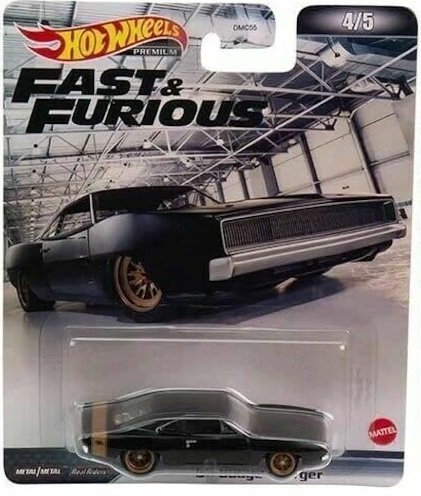 Hot Wheels Premium Fast & Furious 2022 Complete Set of 5 Diecast Vehicles from DMC55-957J Release