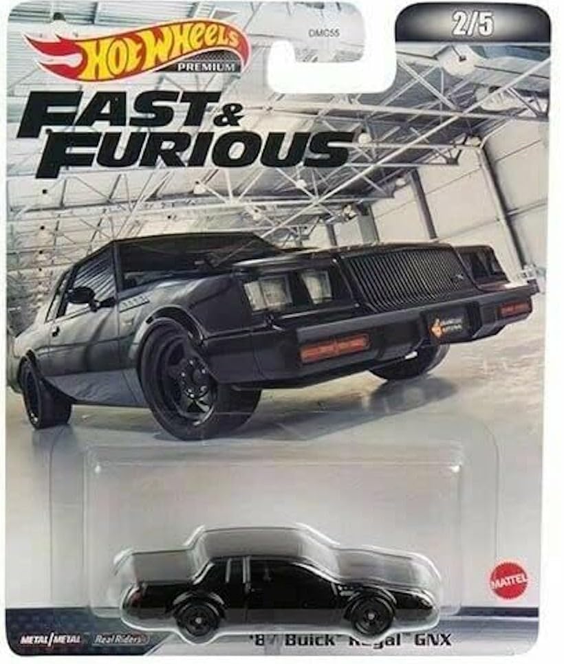 Hot Wheels Premium Fast & Furious 2022 Complete Set of 5 Diecast Vehicles from DMC55-957J Release