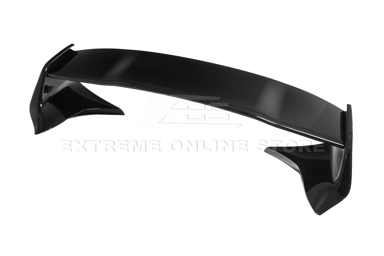 Extreme Online Store Replacement for 2020-Present Toyota A90 A91 Supra | ST Style Rear Trunk Lid Wing Spoiler (ABS Plastic - Painted Glossy Black)