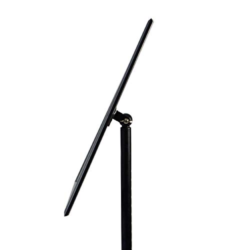 AltraTech Adjustable Sign Holder 2 Pack Aluminum 8.5” X 11” Lobby Sign Snap-Open Frame Sign Holder Stand With Both Vertical And Horizontal View For Store Display, Exhibition (Black