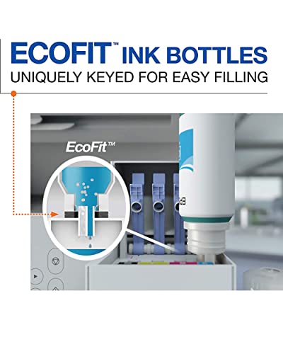 Hyliter T502 502 Ink Refill Bottles High Capacity for Ecotank ET2760 ET-4760 ET2720 ET-2750 ET-2850 ET-15000 ET-3850 ET-3750 ET-4850 ET-3830 Printer (4 Pack)