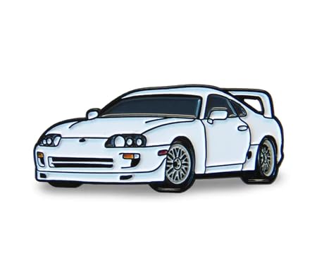 Fast and Furious Toyota Supra MK4 Enamel Pin - Special Edition JDM Lapel Pin - For Hats, Backpacks, Shirts & More