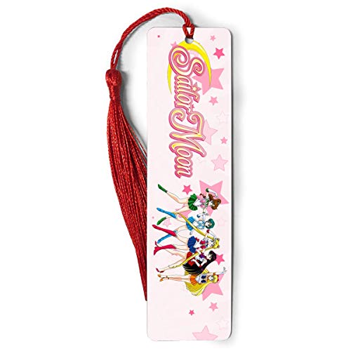 Bookmarks Metal Ruler Sailor Bookography Moon Measure Tassels Bookworm for Book Markers Lovers Reading Notebook Bookmark Bibliophile Gift