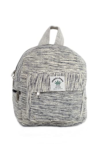 Handmade Hemp Mini Backpack Purse For Women Girls Ecofriendly Light Weight Backpack Vegan Small Bag for Travel School College Casual Use