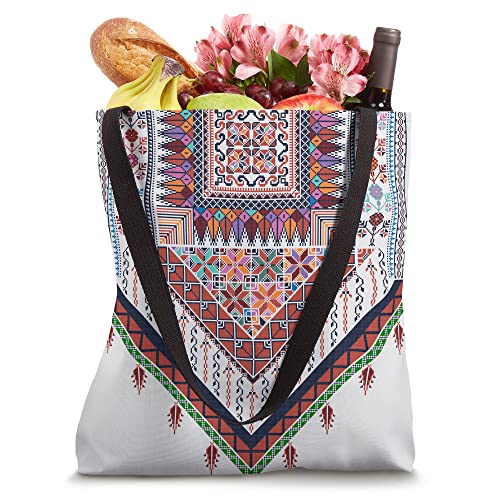 Palestine Trational Women Girls Palestinian Woman Thobe Thob Tote Bag