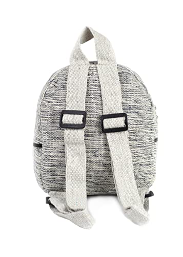 Handmade Hemp Mini Backpack Purse For Women Girls Ecofriendly Light Weight Backpack Vegan Small Bag for Travel School College Casual Use